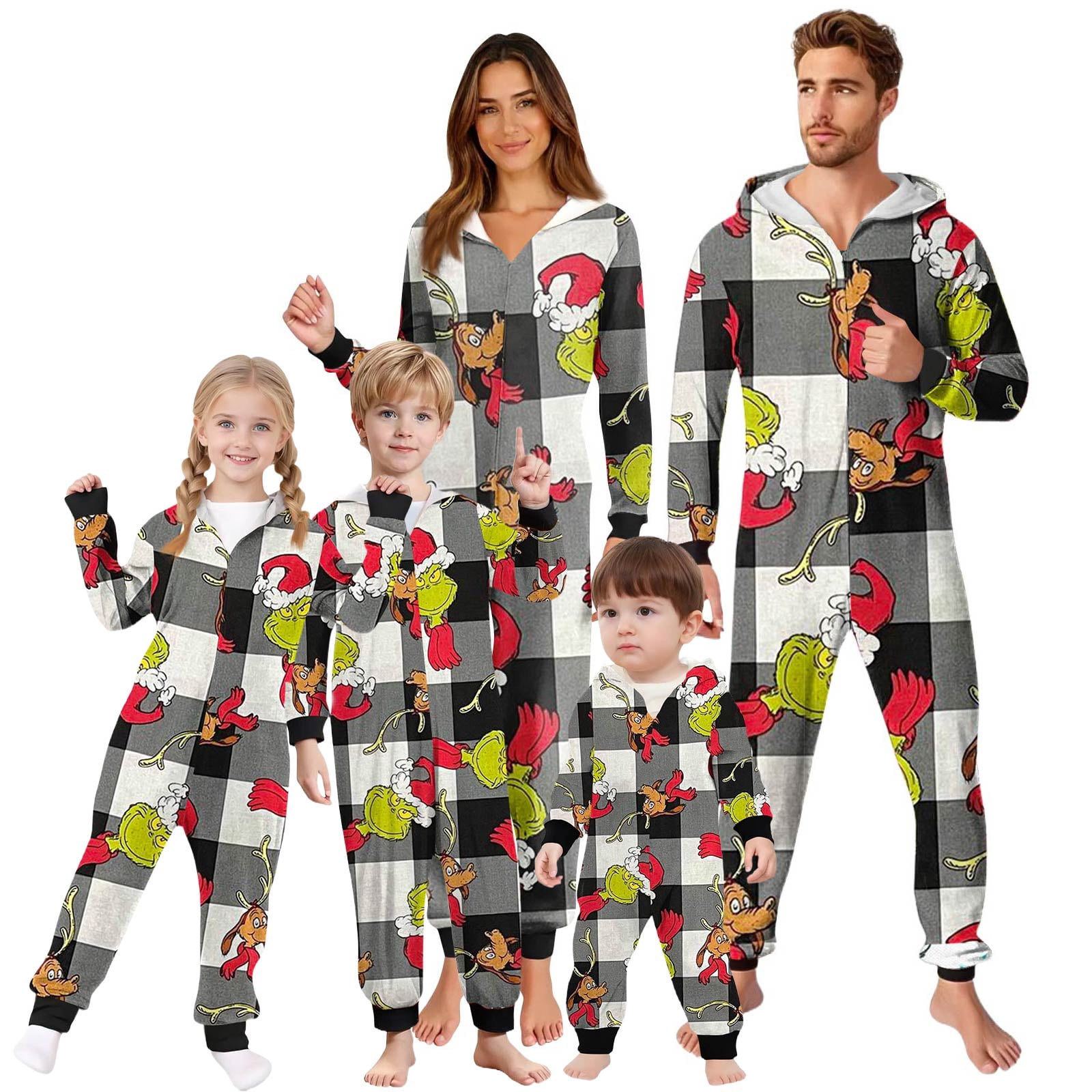 Christmas Elf Matching Family Pajamas - Festive Matching Family Outfits ...