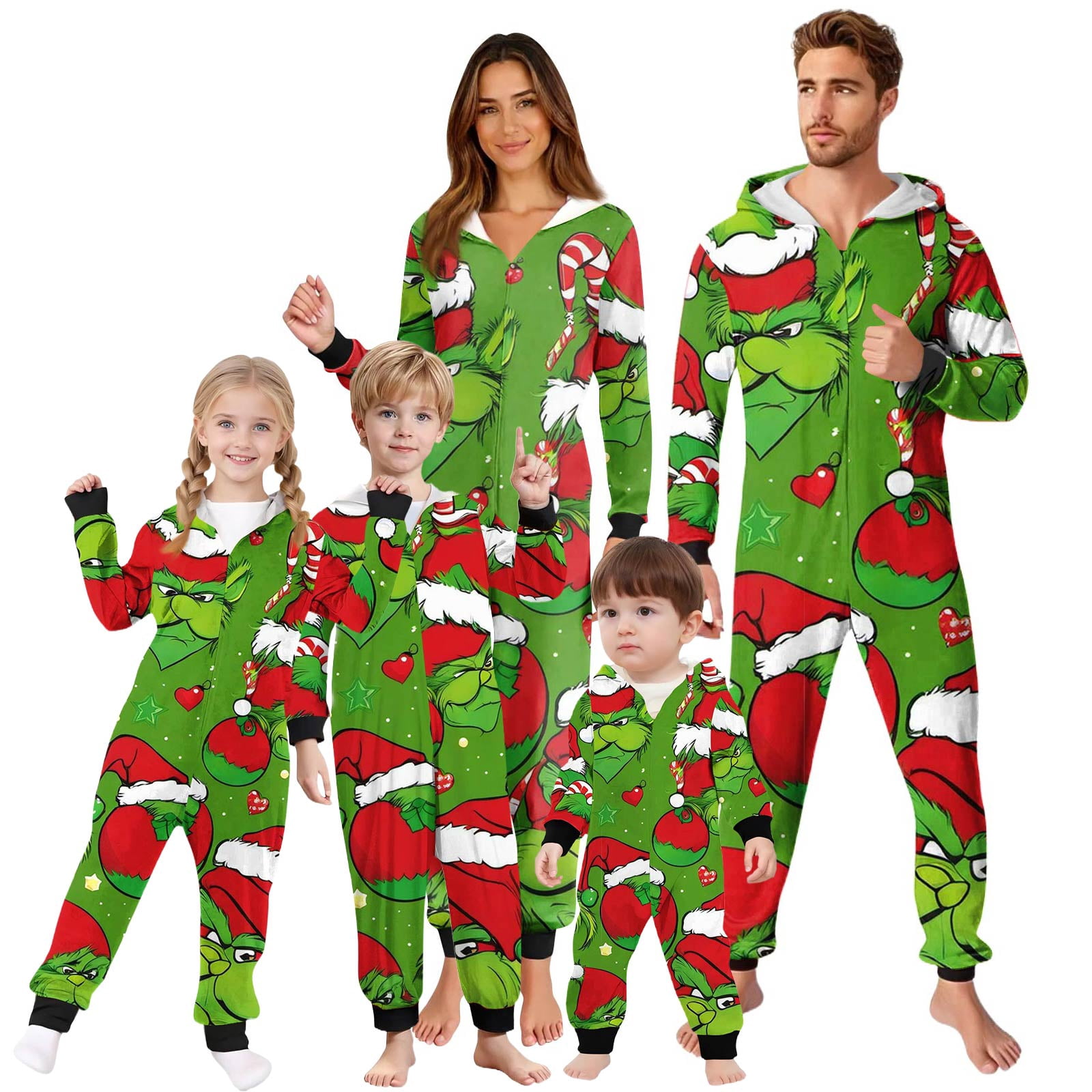 Christmas Elf Matching Family Pajamas - Festive Matching Family Outfits ...