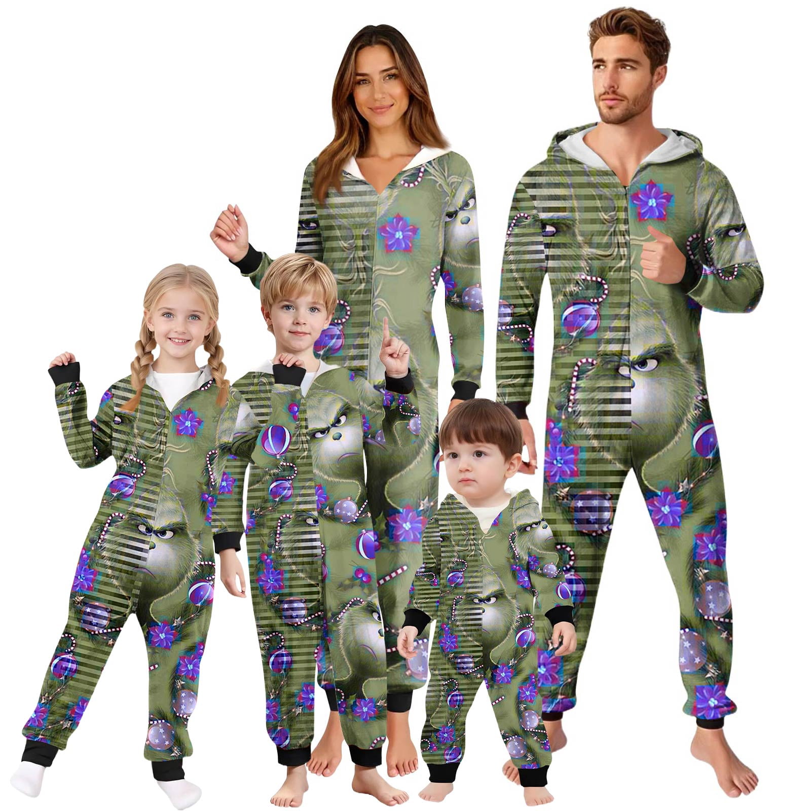 Christmas Elf Matching Family Pajamas - Festive Matching Family Outfits ...