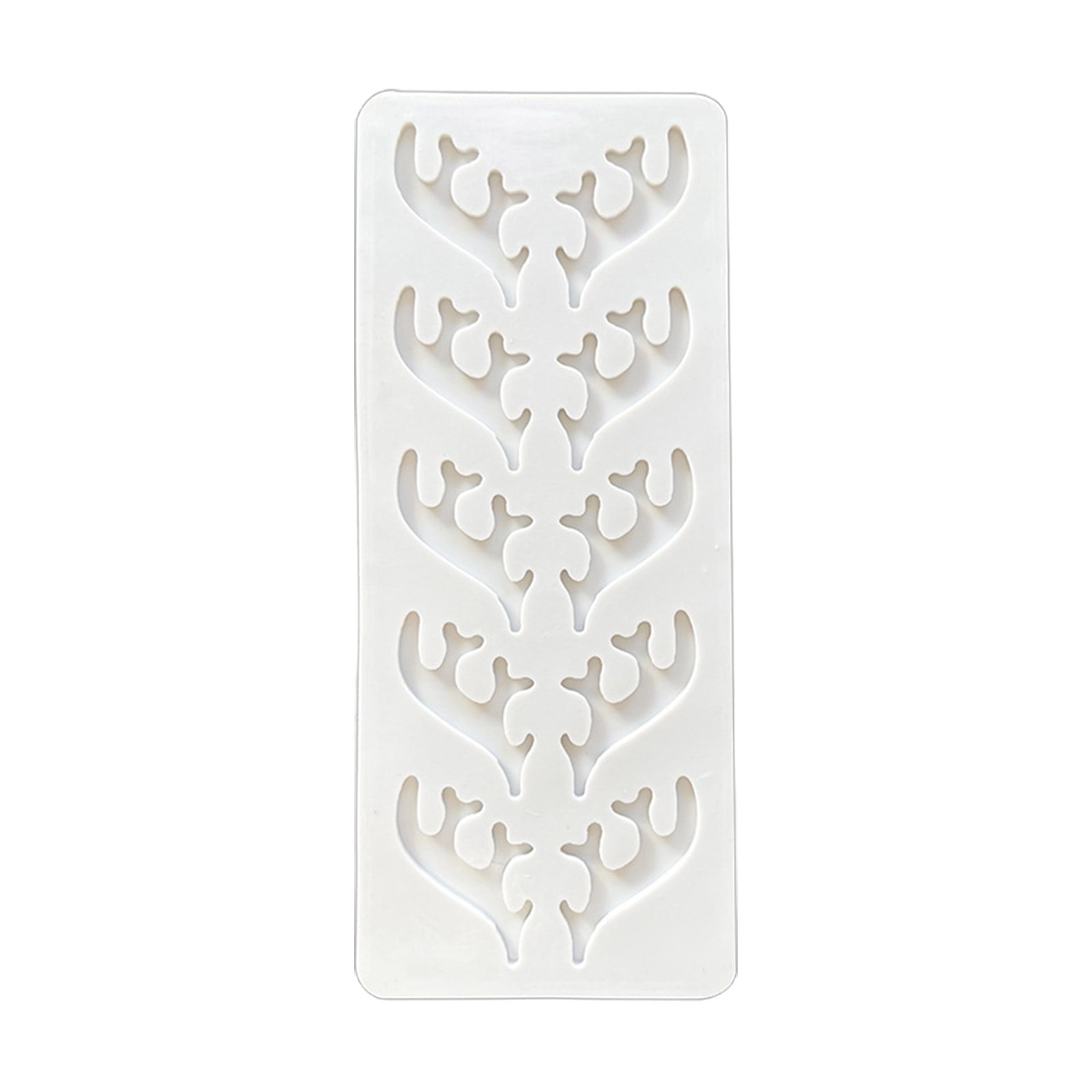 Christmas Elk Antlers Silicone Molds Fondant Moulds Cake Decorating ...