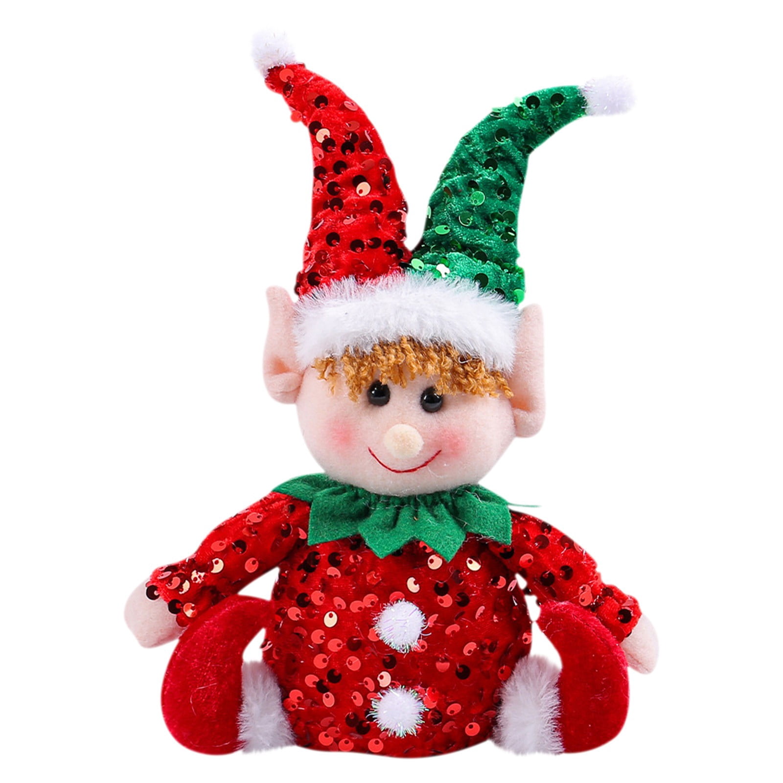 Christmas Elves Doll Pendants Hanging Ornaments Xmas Elf Boy Girl ...