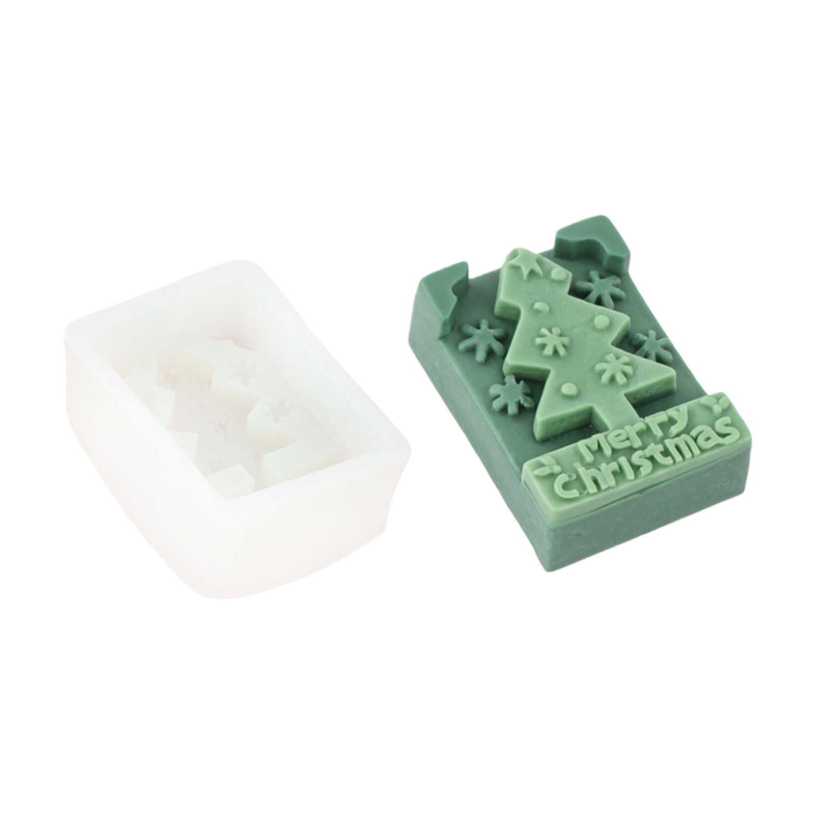 Christmas Embossed Silicone Mold Easy Demolding Heat Resistant For ...