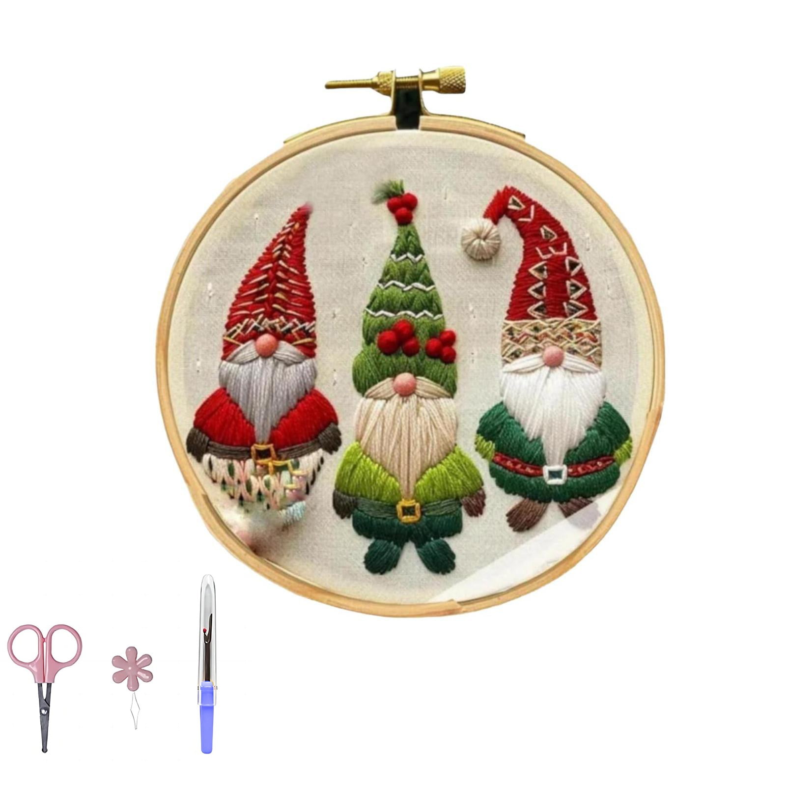 Christmas Embroidery Kit Christmas Embroidery Kits For Beginners With ...