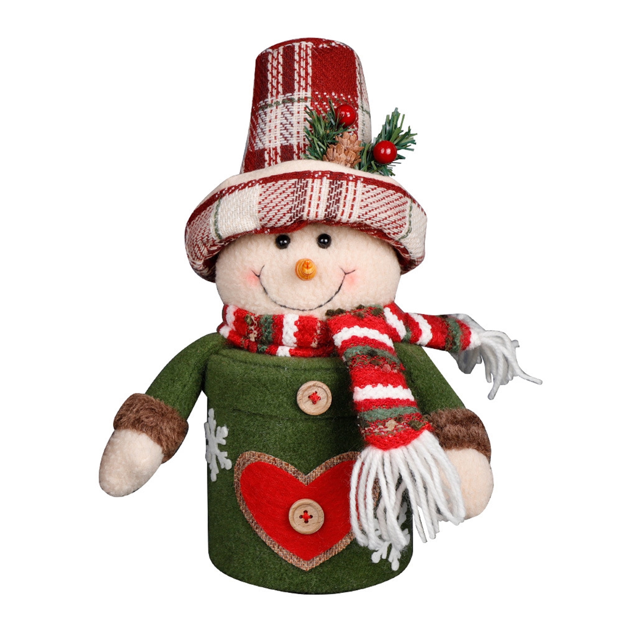 Christmas Eve Apple Box - Snowman Christmas Apple Can, Cute Candy Box ...