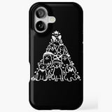 Christmas Eve Dog With Festive Tree Holiday Graphic iPhone Case for 17 ...