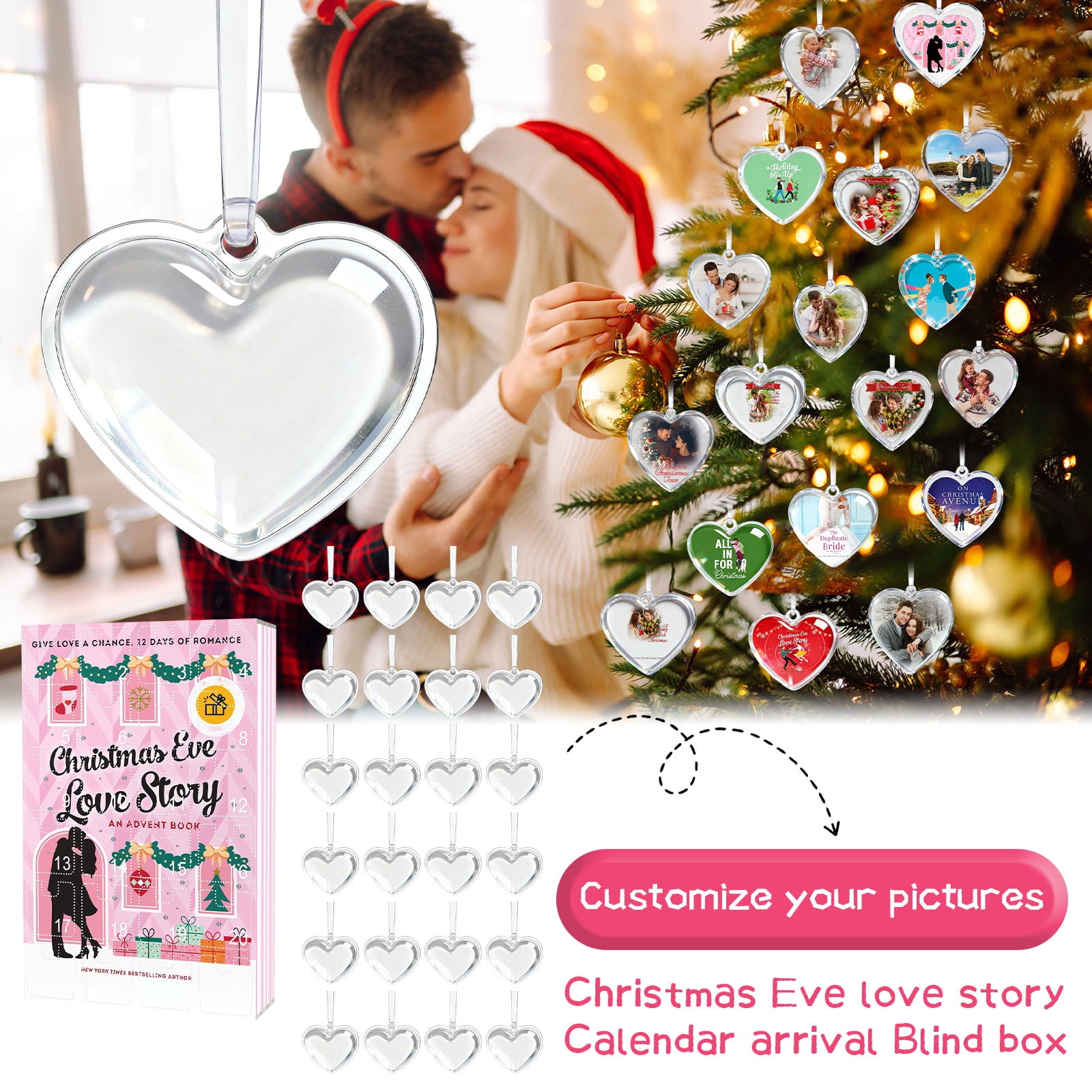 Christmas Eve Love Advent Calendar 2025,2D Christmas Eve Love Calendar ...