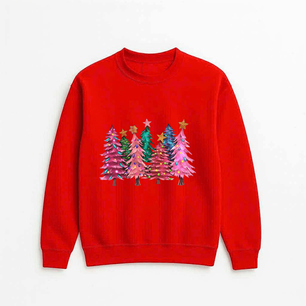 Christmas Evergreen Trees Holiday Festive Seasonal Forest Nature ...