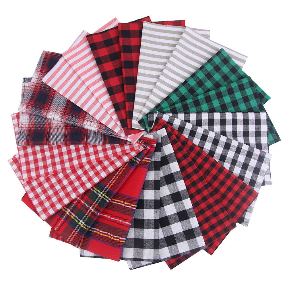 Christmas Fabric Craft Bundle Squares Christmas Homespun Patchwork ...