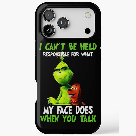 Christmas Face Funny Quote Case for iPhone 11 12 13 14 15 16 17 Pro Max ...
