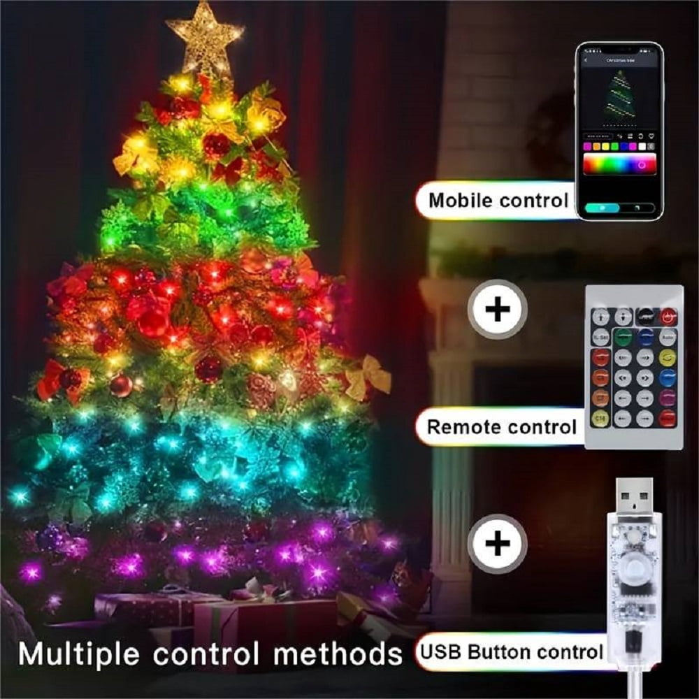 Christmas Fairy Lights with APP & Remote 16/32/65ft Changing Fairy ...