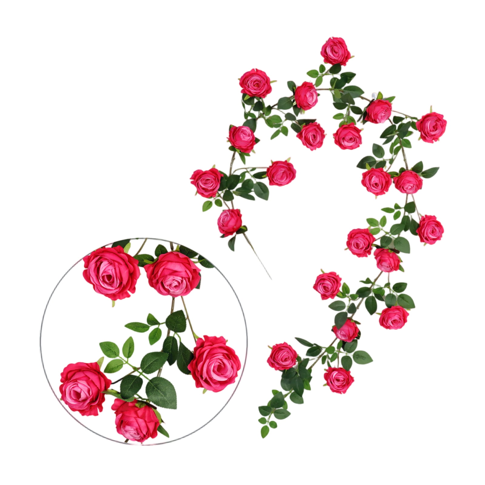 Christmas Fake Garlands, 1.8m Artificial Garland Vine, Fake Garland ...