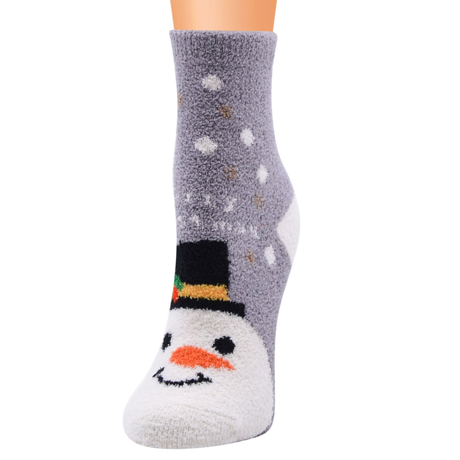 Christmas Fall Snow Stocking Stuffers for Women Gray Casual Coral ...