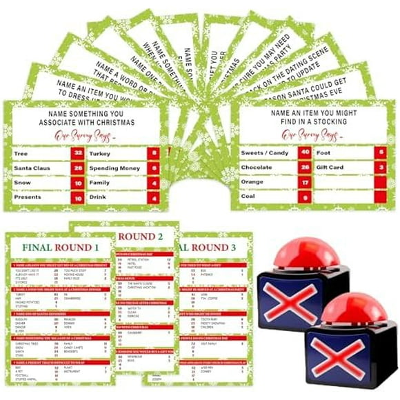 Family Game Buzzers and Trivia Accessories for Fun Game Nights