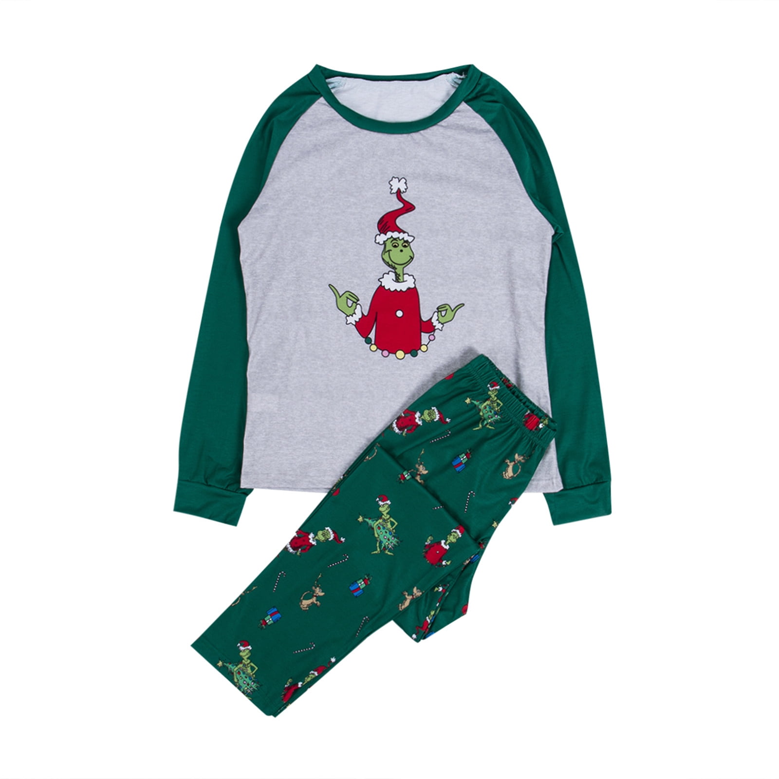 Christmas Family Matching Pajamas Grinch, Grinch Pajamas for Family ...