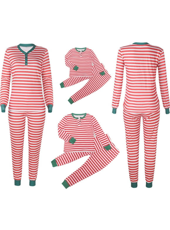 Red White Striped Pajamas