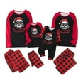 Christmas Family Matching Pajamas Sets Red Plaid Style, Warm & Loose ...