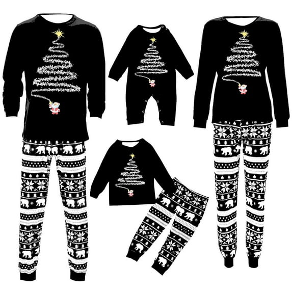 Christmas Family Matching Pajamas Sets, Warm & Loose & Skin-friendly ...
