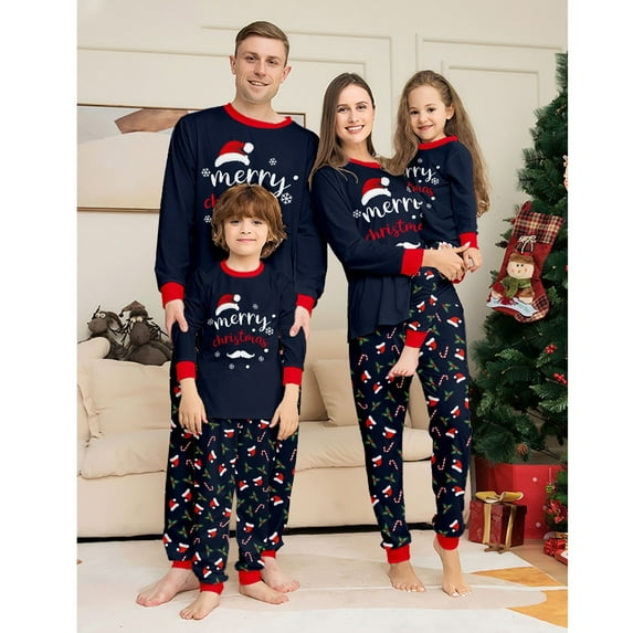 Christmas Family Matching Pajamas Sets, Warm & Loose & Skin-friendly ...