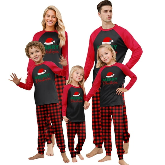 Christmas Family Matching Pajamas Sets, Warm & Loose & Skin-friendly ...