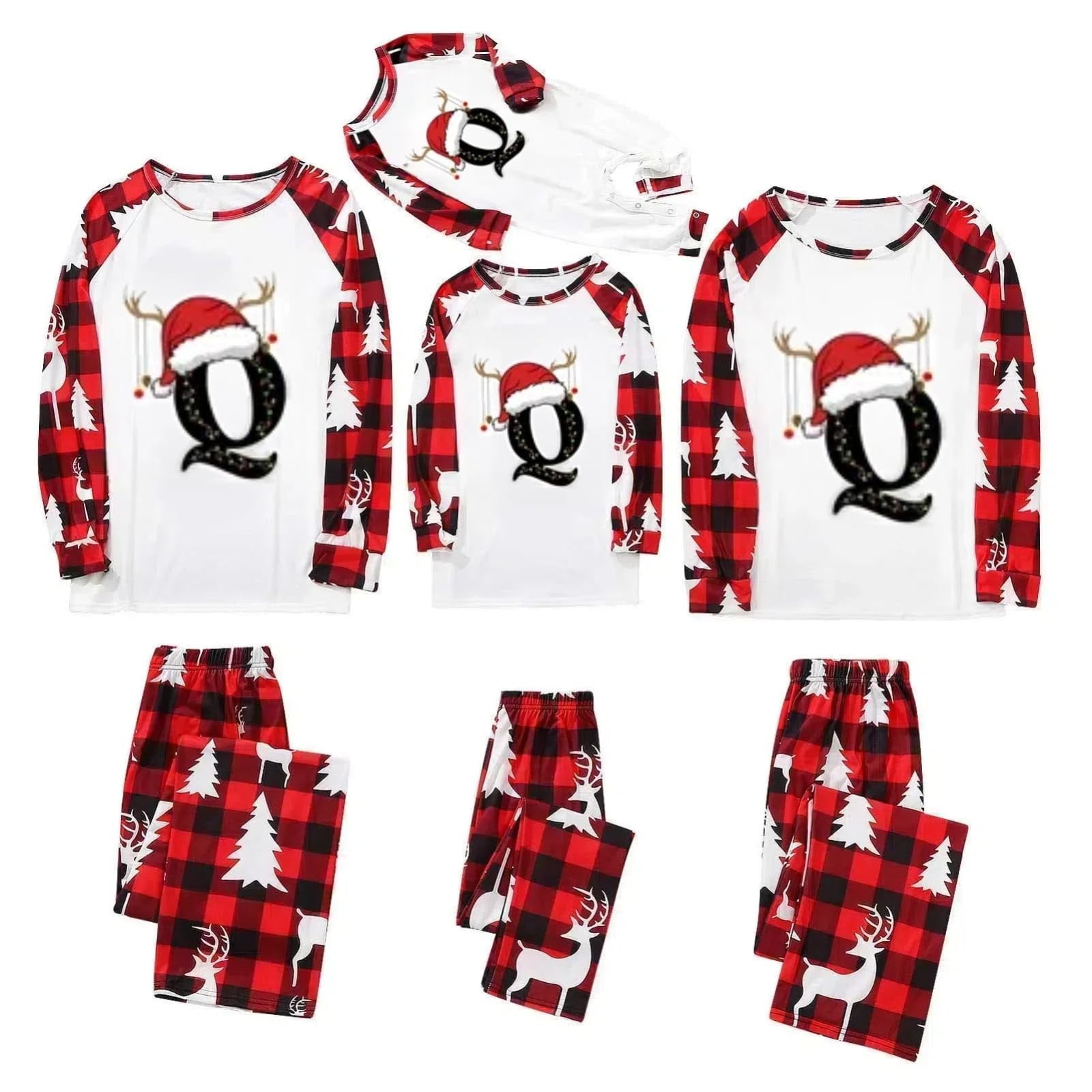 Christmas Family Matching Pajamas Sets, Warm & Loose & Skin-friendly ...