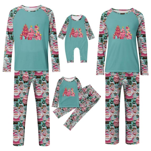 Christmas Family Matching Pajamas Sets, Warm & Loose & Skin-friendly ...