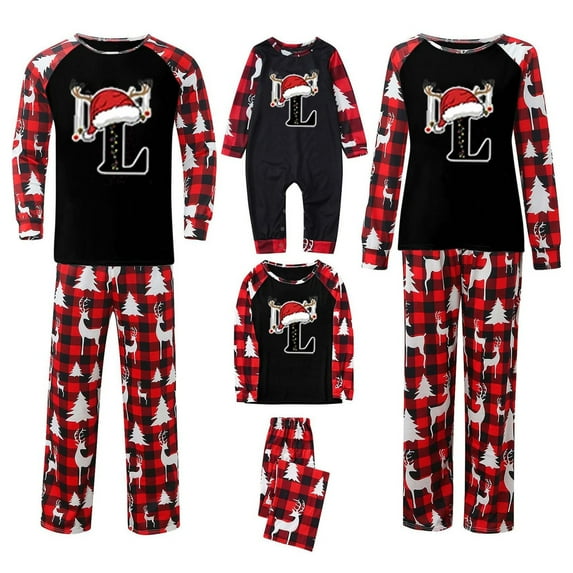 Christmas Family Matching Pajamas Sets, Warm & Loose & Skin-friendly ...
