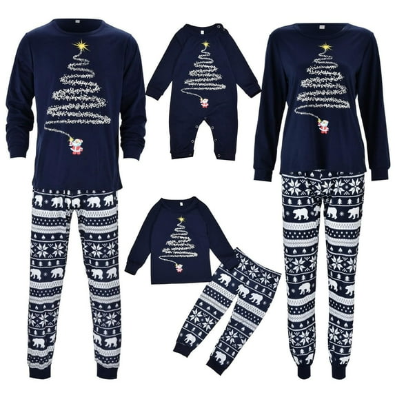 Christmas Family Matching Pajamas Sets, Warm & Loose & Skin-friendly ...