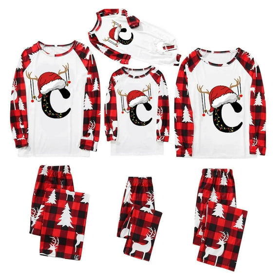 Christmas Family Matching Pajamas Sets, Warm & Loose & Skin-friendly ...