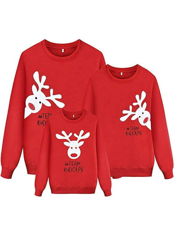 Matching Christmas Sweaters Family