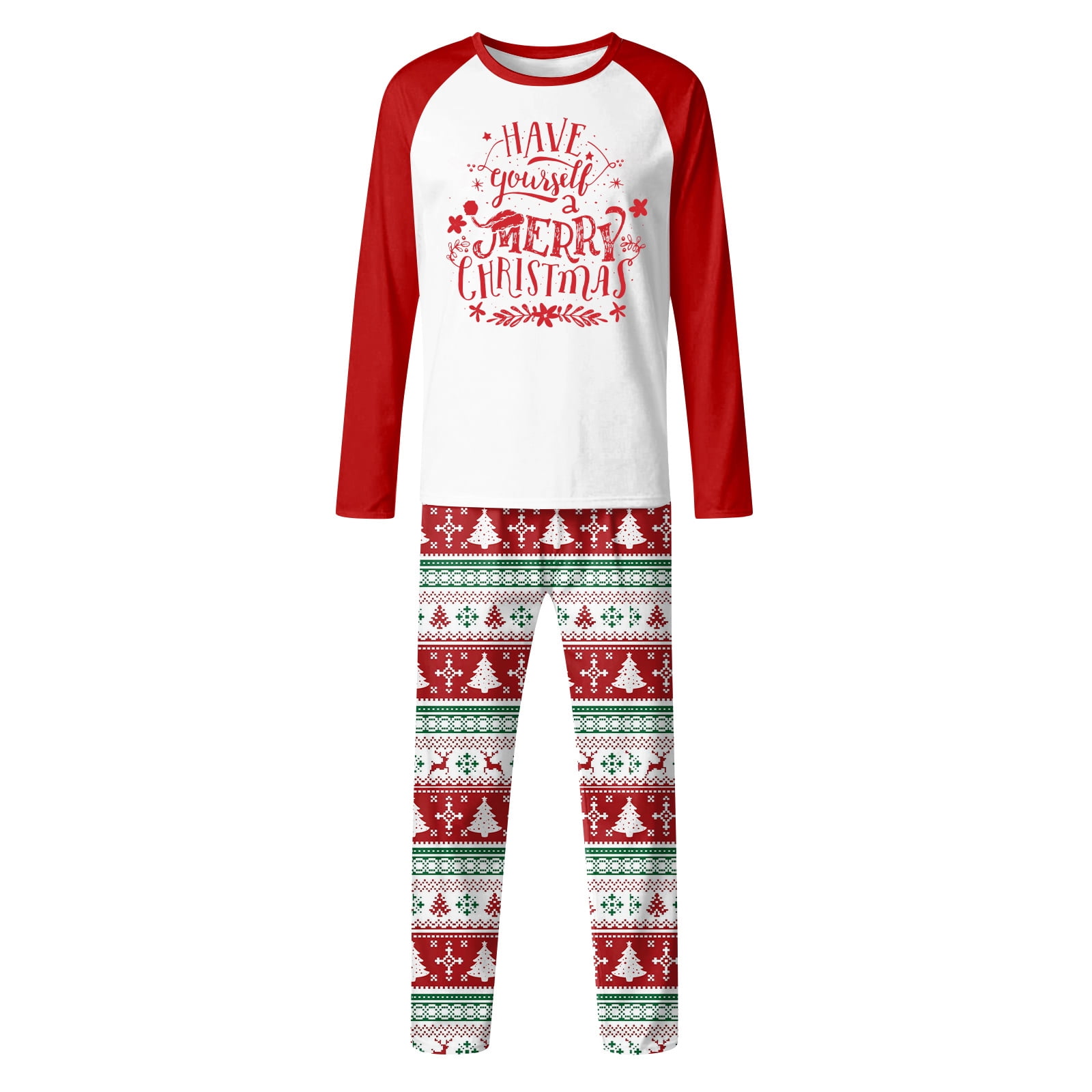 Christmas Family Pajama Matching Sets Includes Christmas Top and Bottom ...