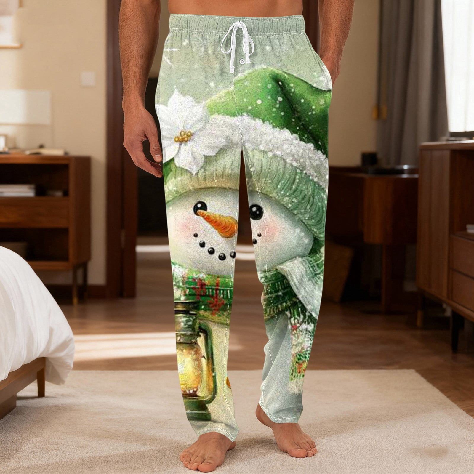Christmas Family Pajamas Matching Pants - Fantastic Christmas Scene ...
