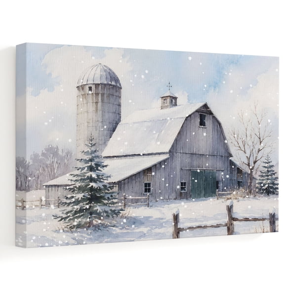 Christmas Farmhouse Canvas Wall Art 24