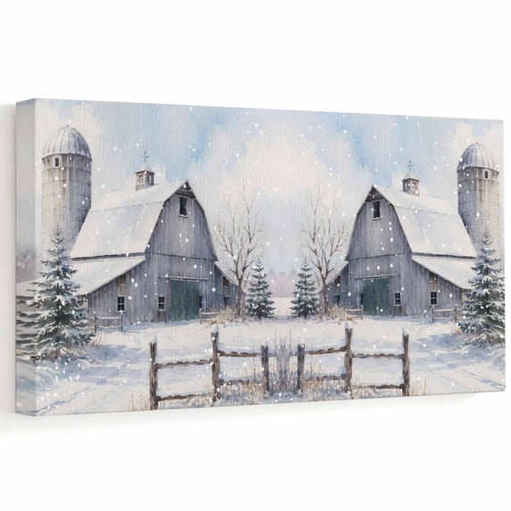 Christmas Farmhouse Canvas Wall Art 40