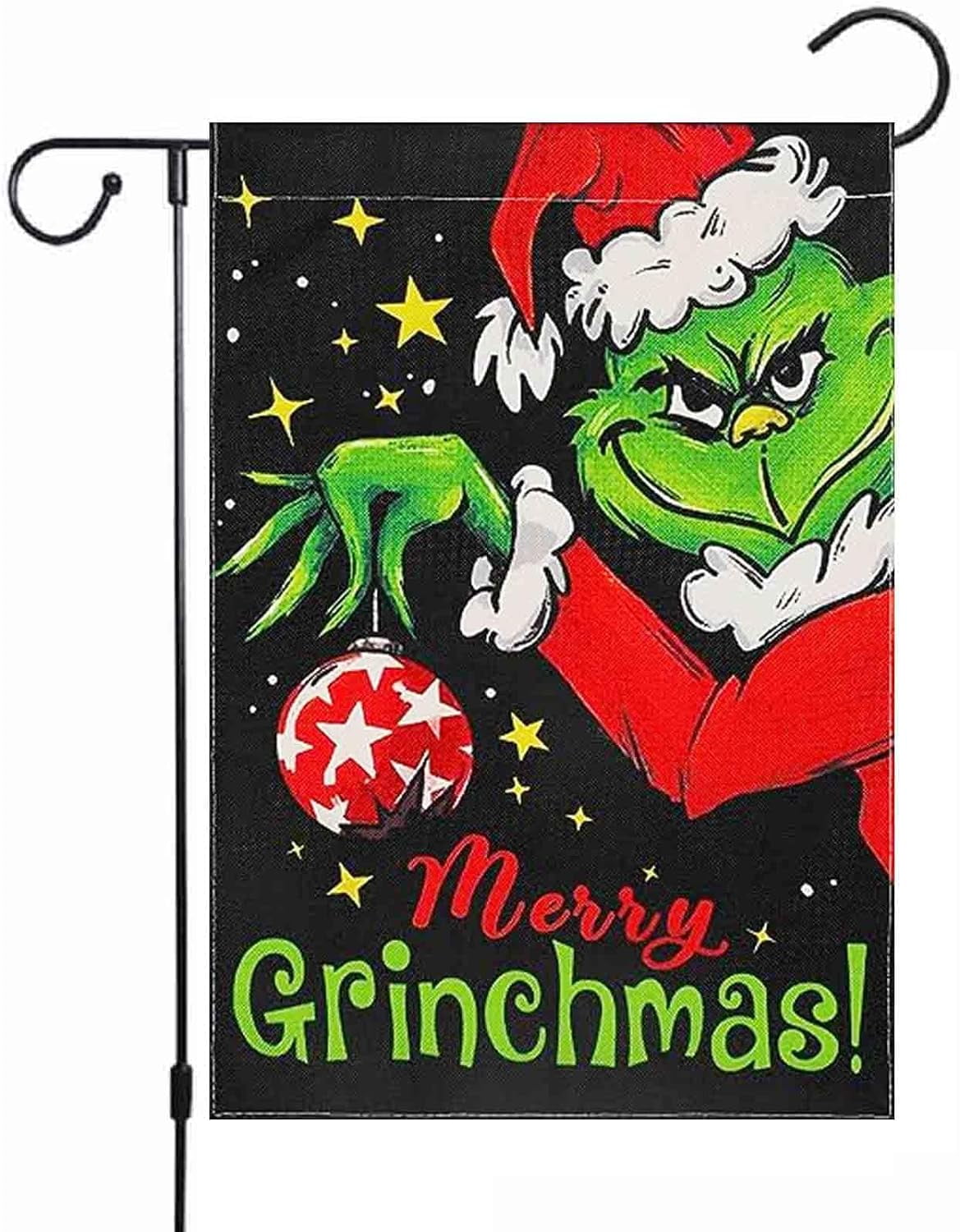 Christmas Festival Garden Flag 12x18 Inch, Christmas Merry Star Fall ...