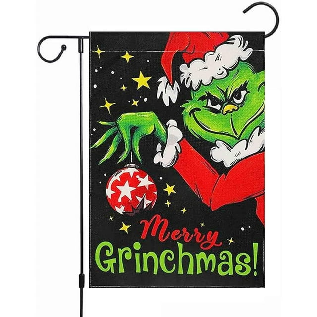 Christmas Festival Garden Flag 12x18 Inch, Christmas Merry Star Fall ...