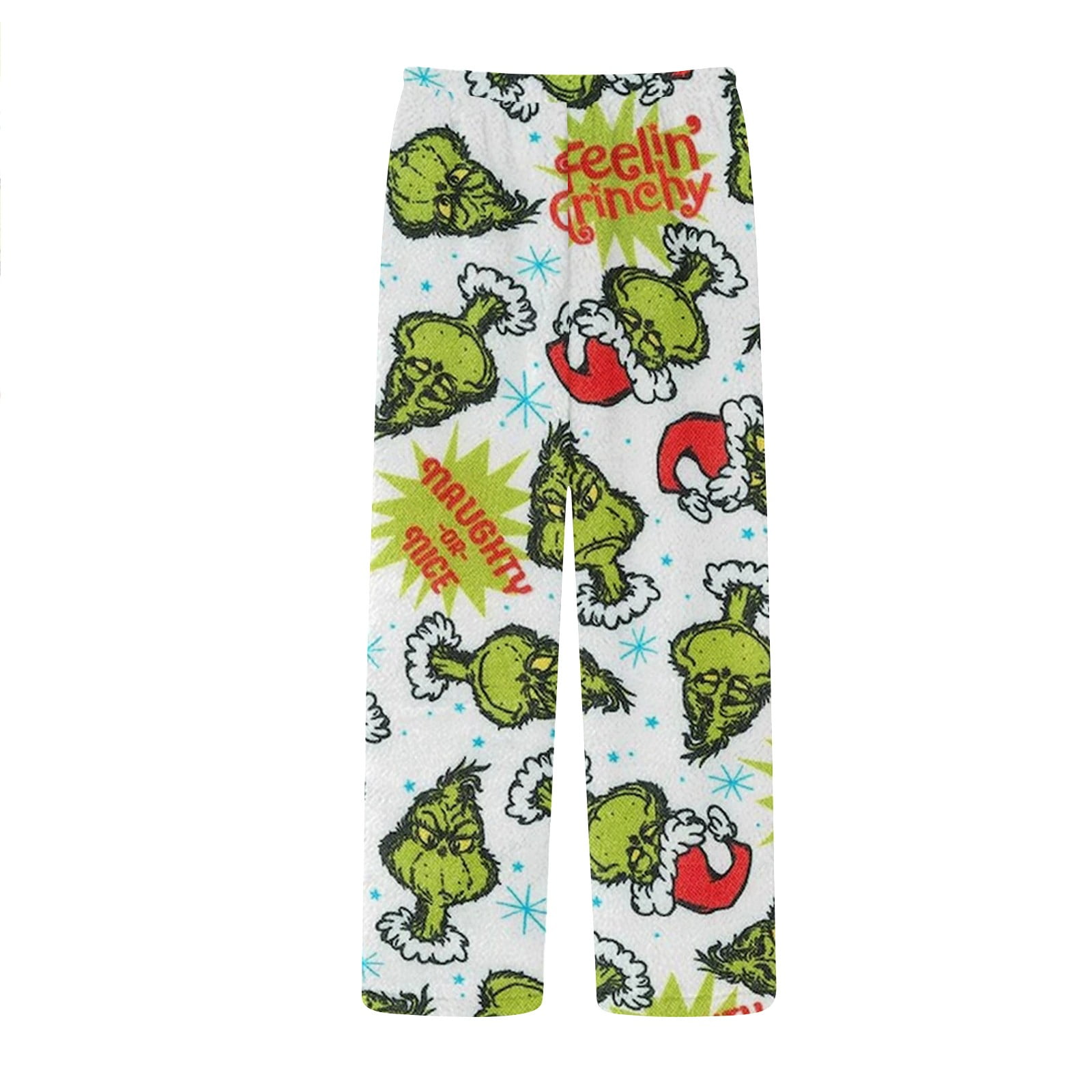Christmas Festival Grinch Pants Cozy Kids' Holiday Pajama Pants Soft ...