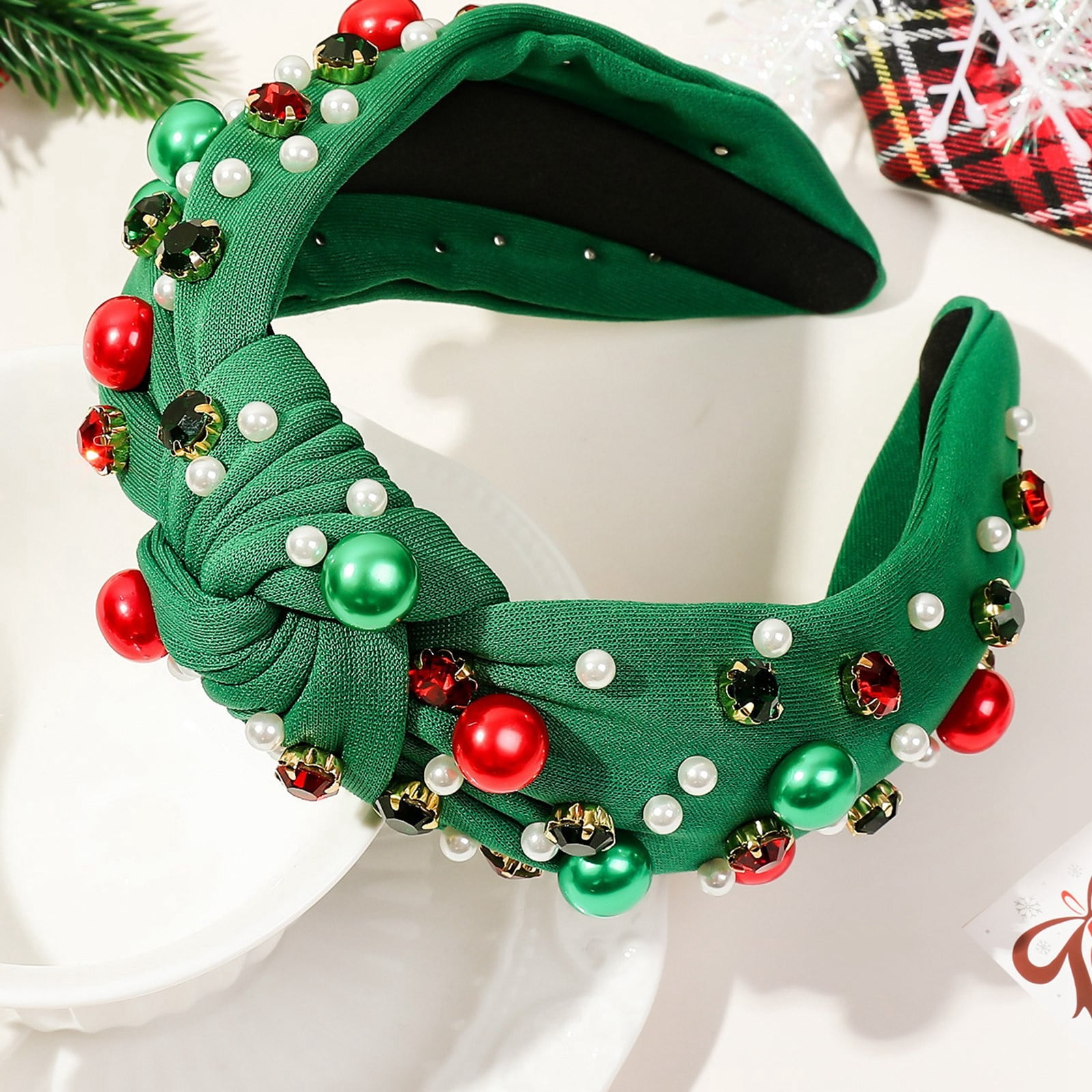 Christmas Festival Headband for Women - Turban Style Hair Accessories ...