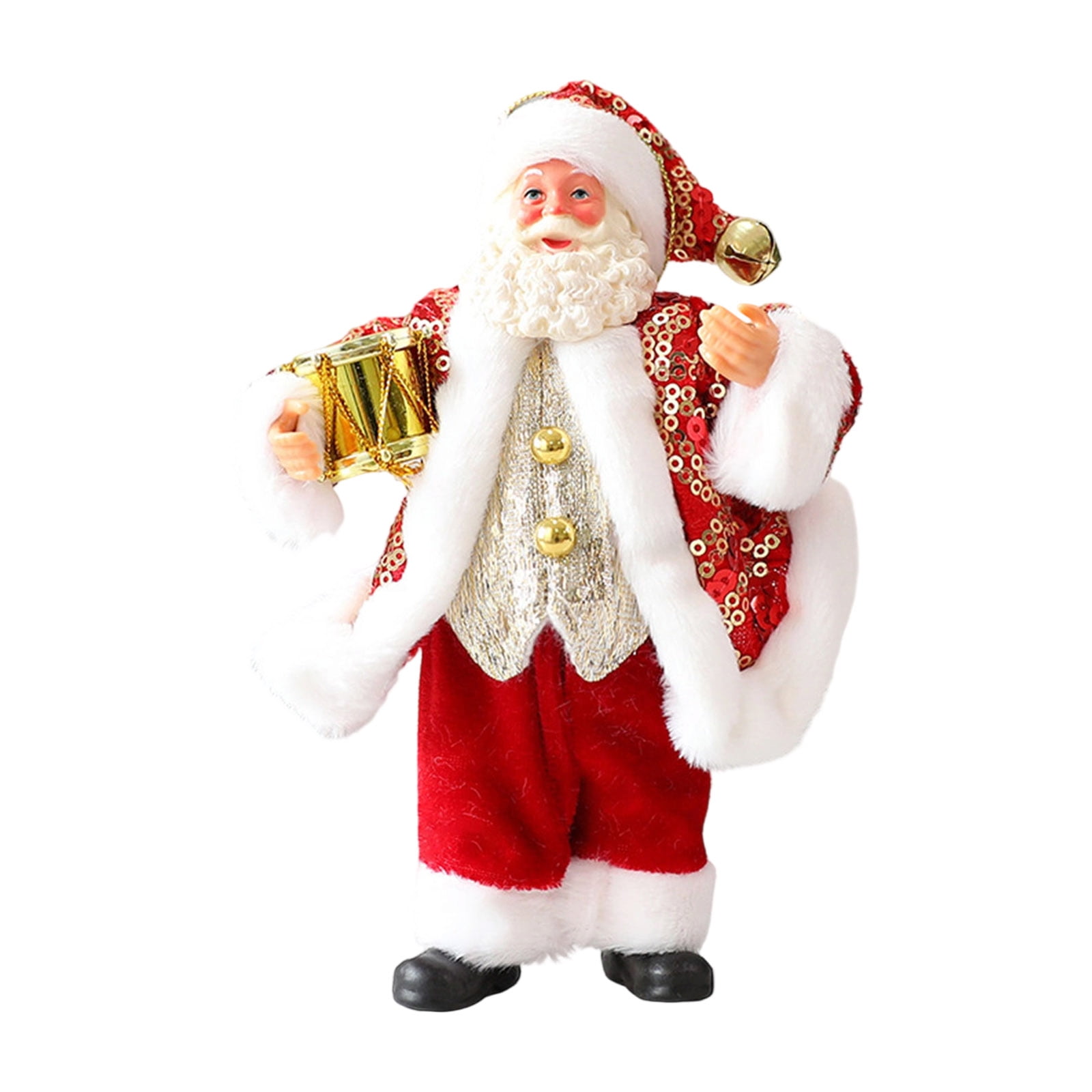 Christmas Festival Tabletop Decoration Resin Figurine Santa Sculpture ...