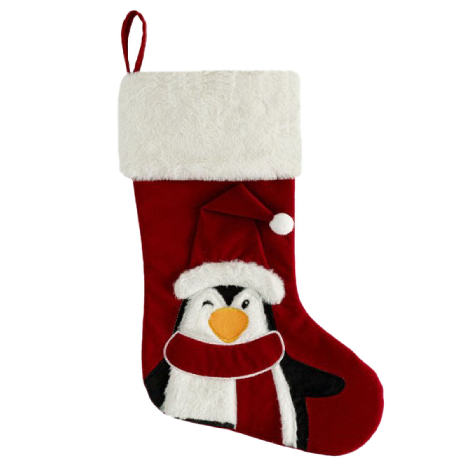Christmas Festive Hanging Ornament Santa Snowman Stocking Holiday for ...