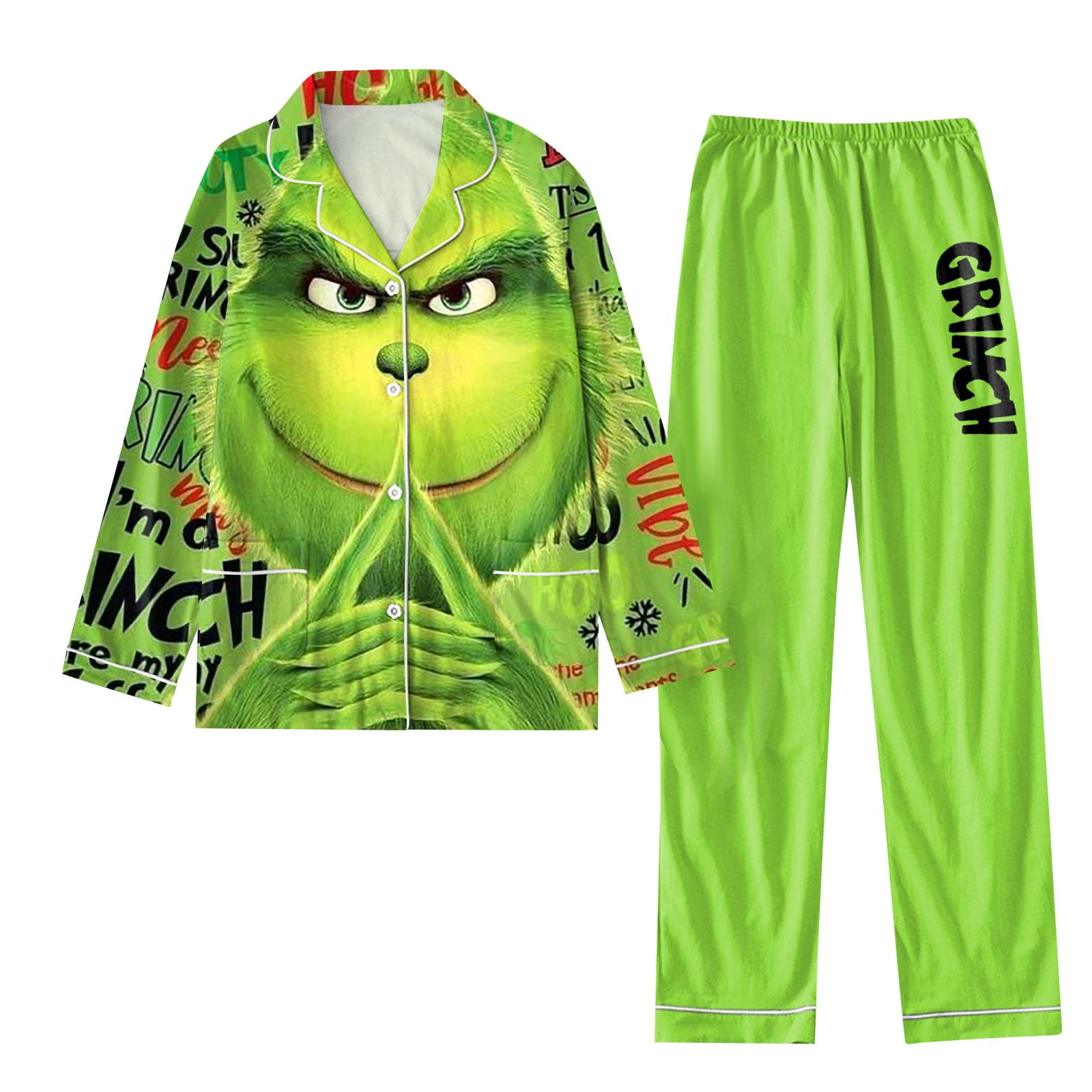 Christmas Festive family pajamas Festive Christmas Pajama Set for Men ...