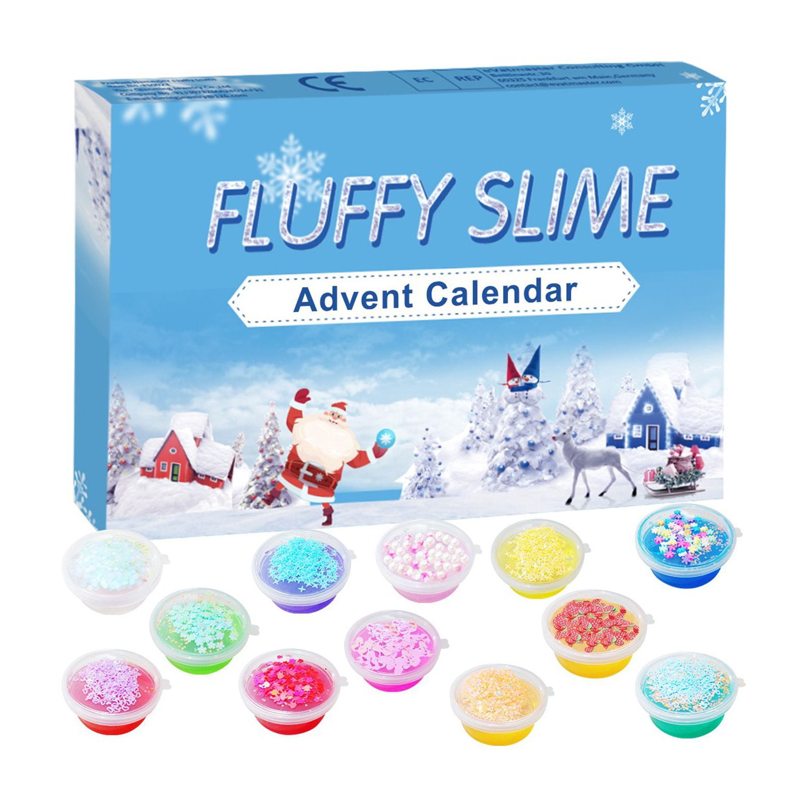 Christmas Fidget Advent Calendar Advent Calendar 24Pcs Mud Fidget ...
