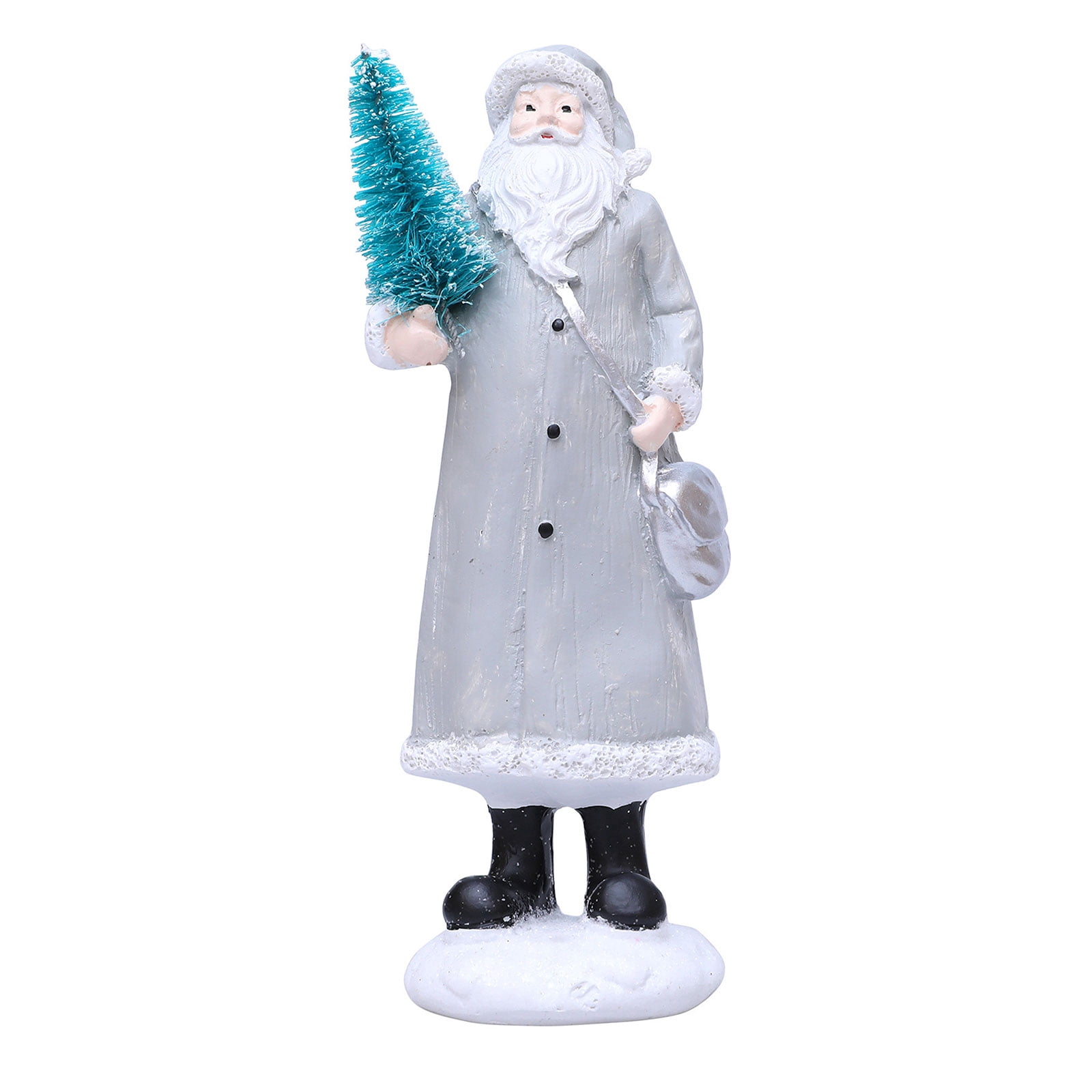 Christmas Figurine Figure Decors Resin Santa Clauses Statue Christmas ...