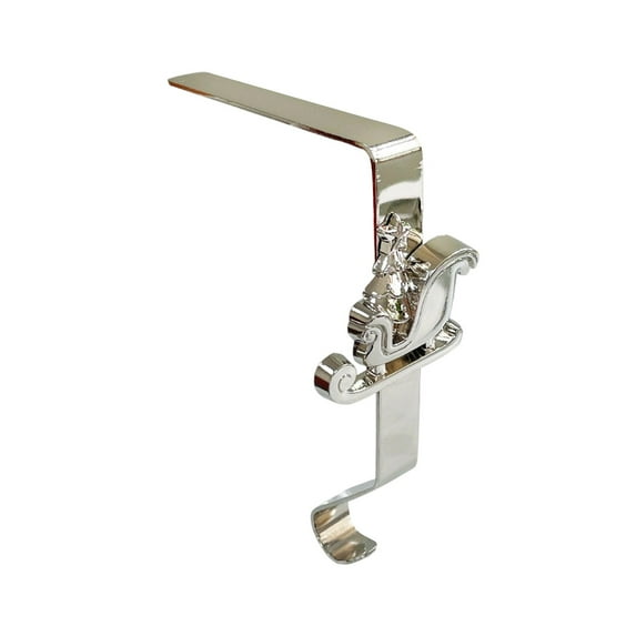 Christmas Fireplace Mantle Stocking Hangers Heavy Duty Metal Hooks ...