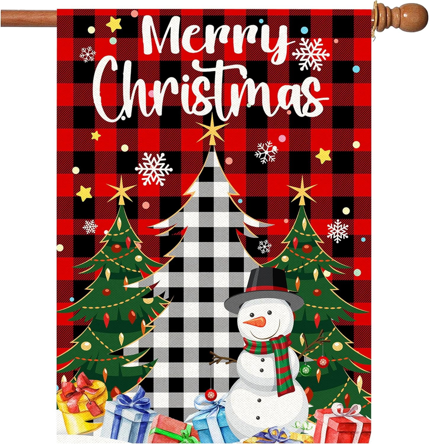 Christmas Flag, Christmas Flags 28 x 40 Double Sided, Merry Christmas ...