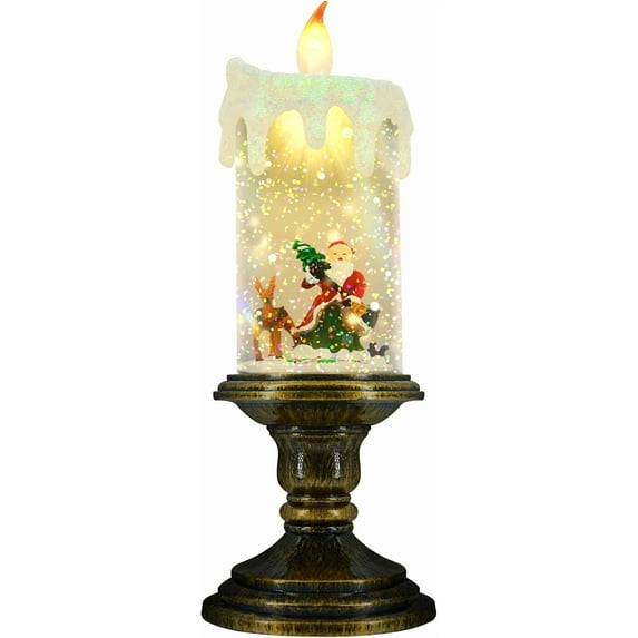 Christmas Flameless Candles Flickering Flameless Candles with Timer LED ...