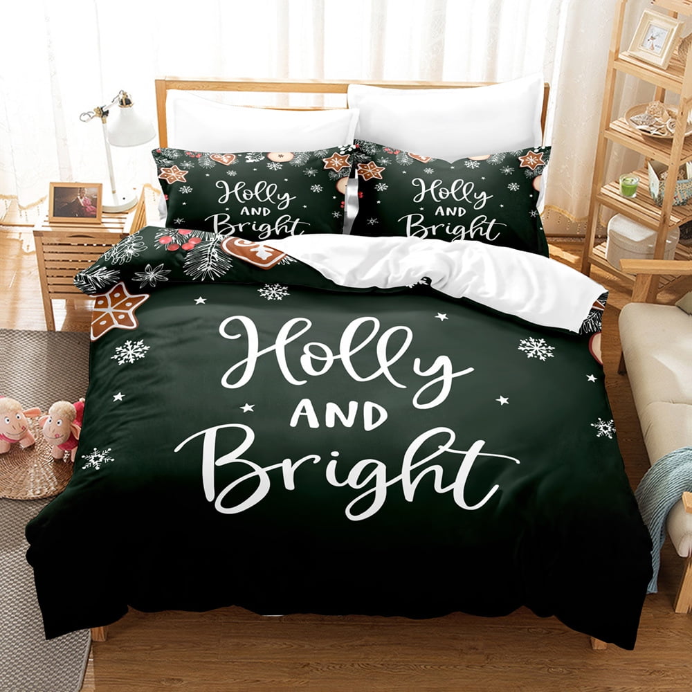 Christmas Flannel Sheet Set | Deep Pocket Fitted Sheet, Holiday Sheets ...