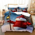 Christmas Flannel Sheet Set | Deep Pocket Fitted Sheet, Holiday Sheets ...