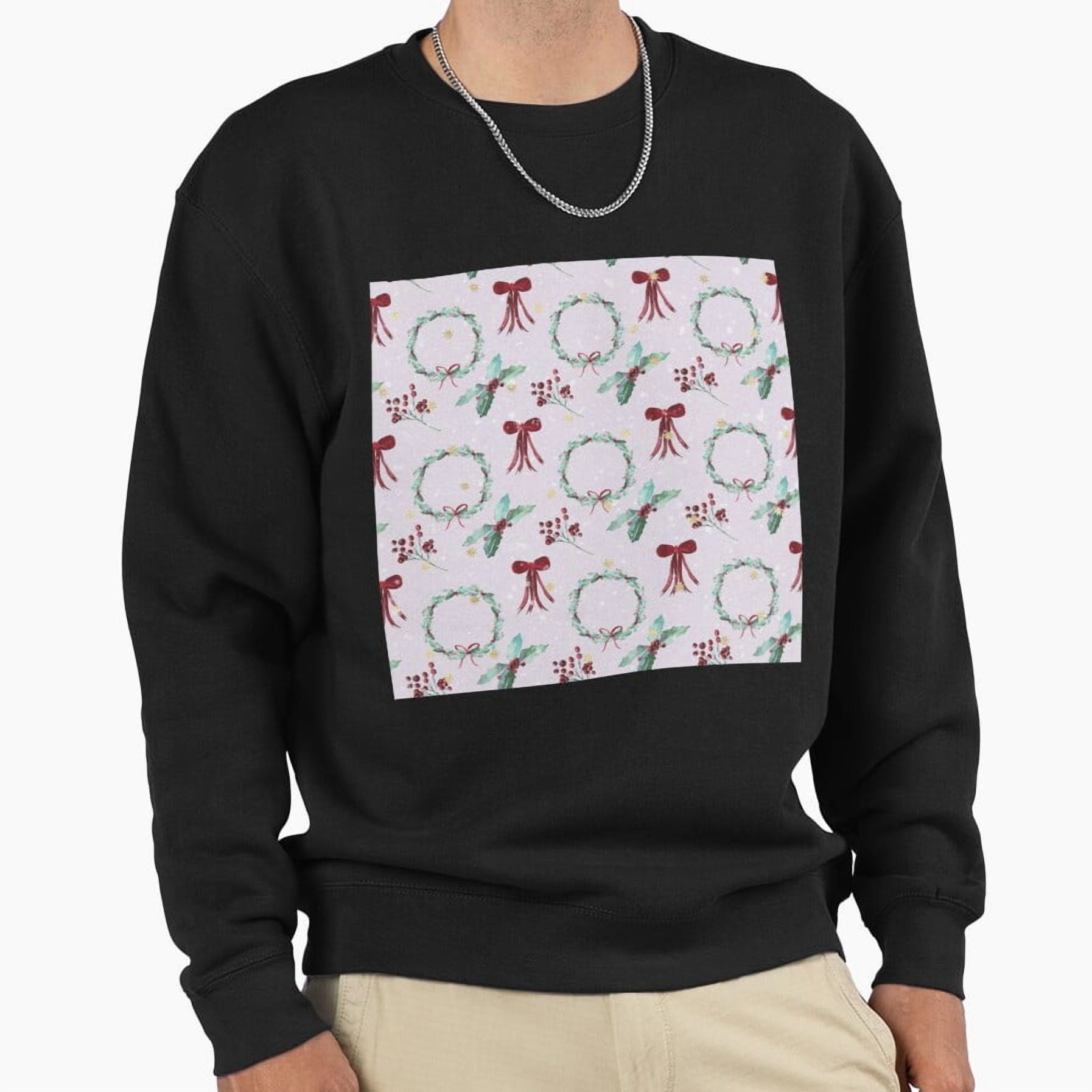 Christmas Floral Flower Pattern Aesthetic Retro Holiday Graphic Art ...