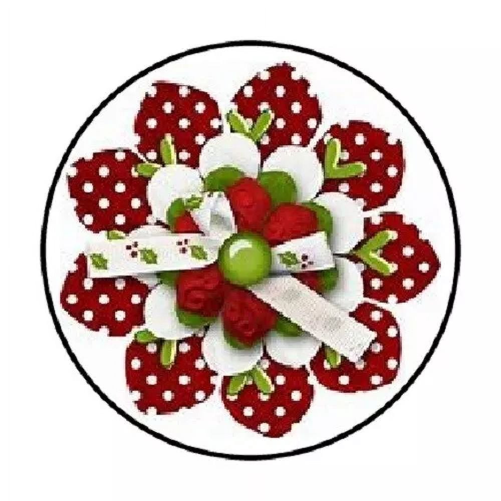 Christmas Flower Sticker Phone Decal Water Bottle Stickers Car Decals ...