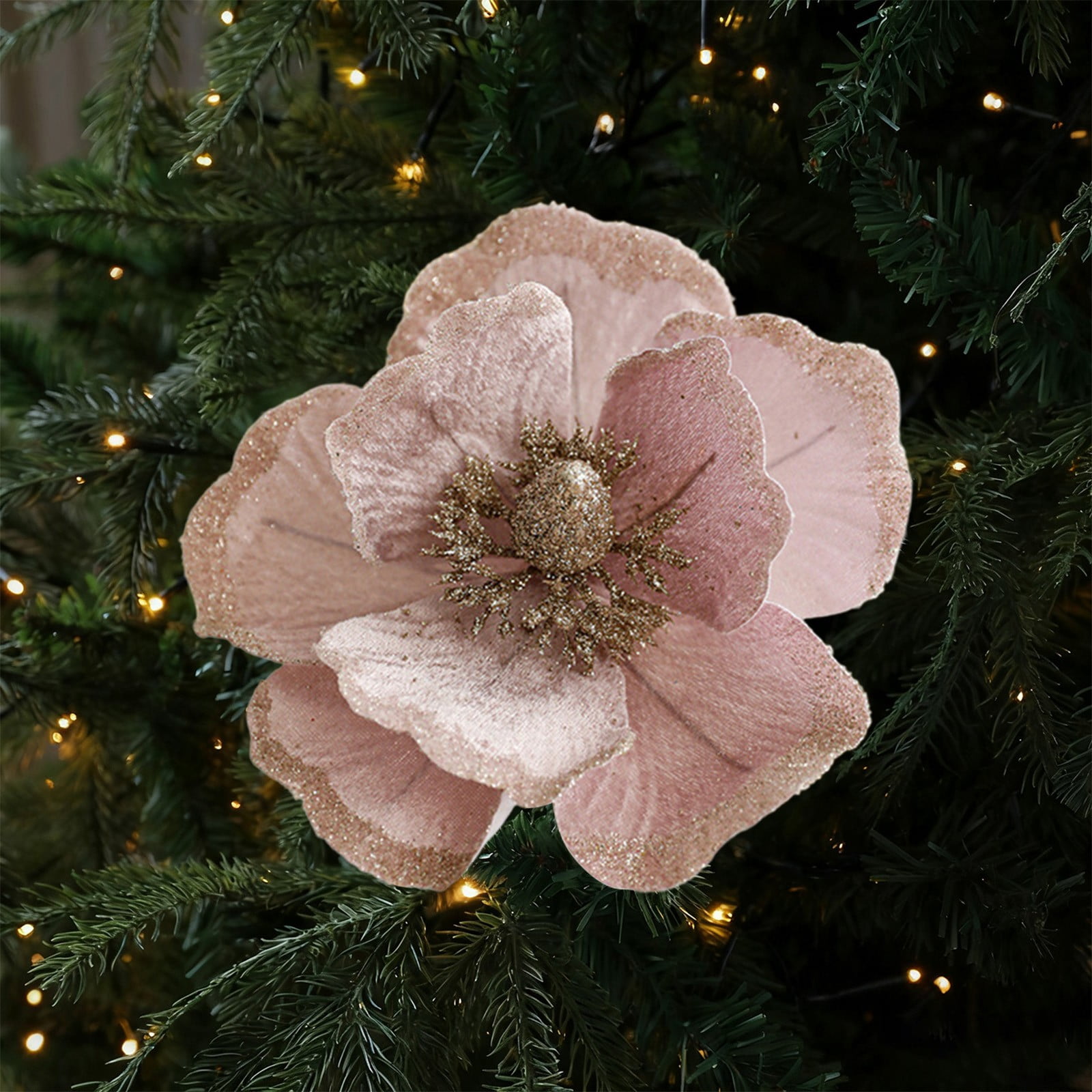 Christmas Flowers, Fake Simulation Bouquet for Decoration, Desktop and ...